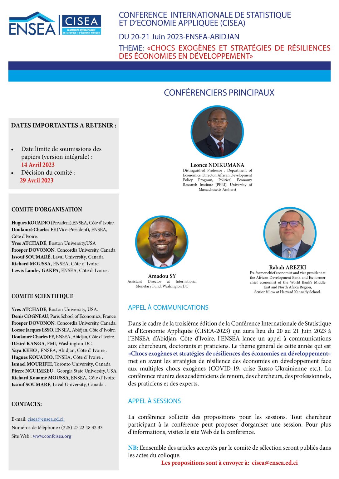 CISEA 2023 - ENSEA